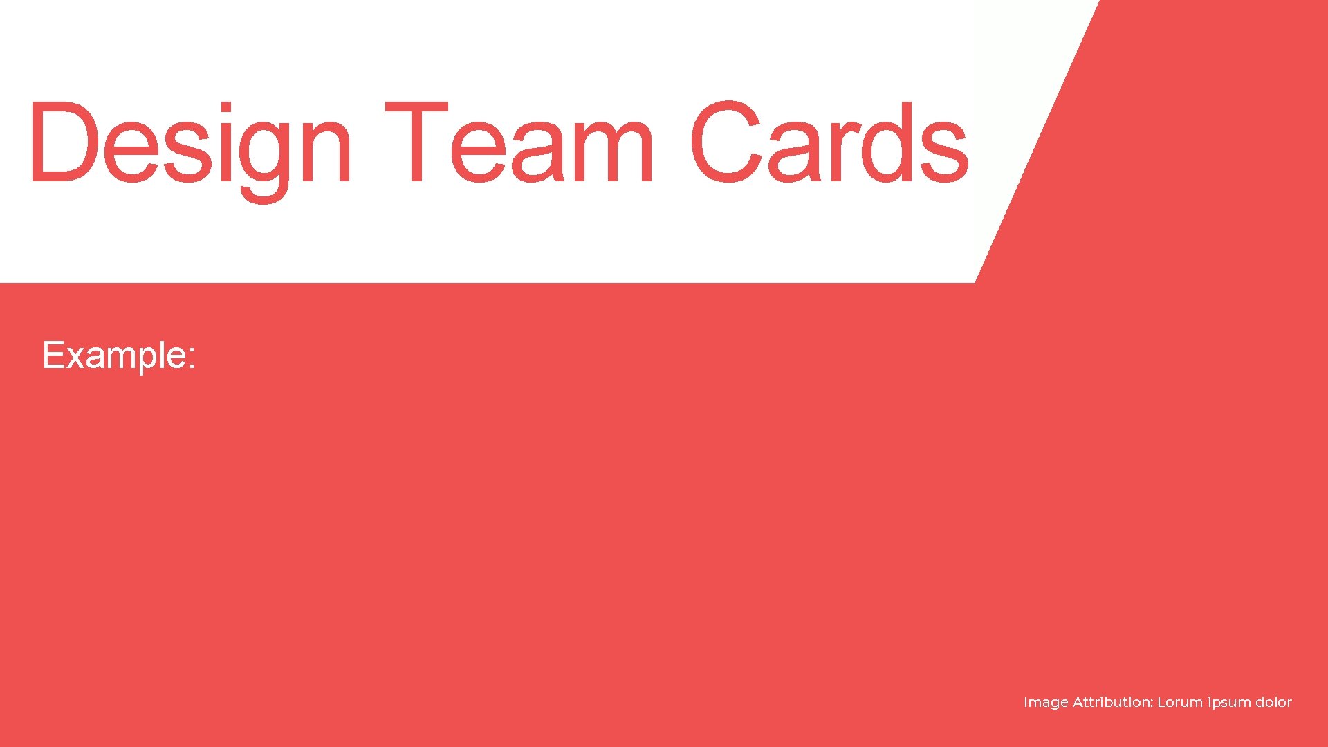 Design Team Cards Building a strong design team