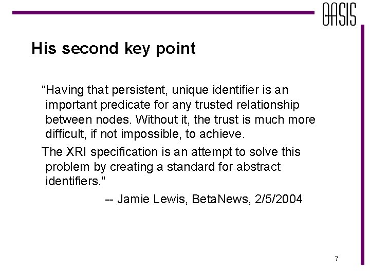 The XDI Graph An Overview of the Proposed
