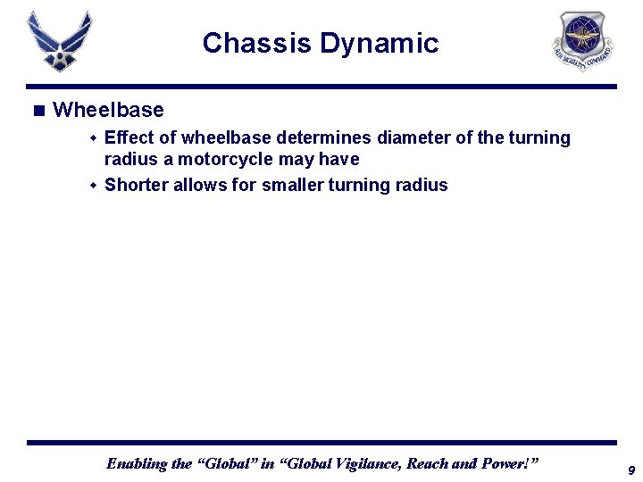 Headquarters Air Mobility Command Cornering 101 Enabling the
