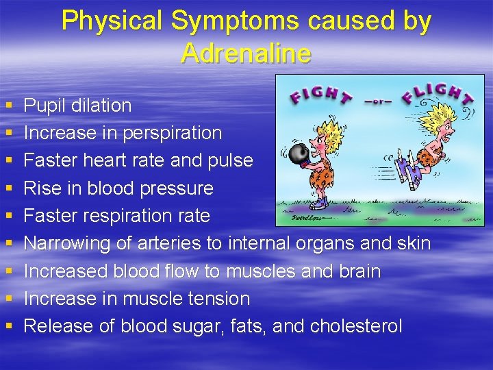 Stress The reaction of the body and mind