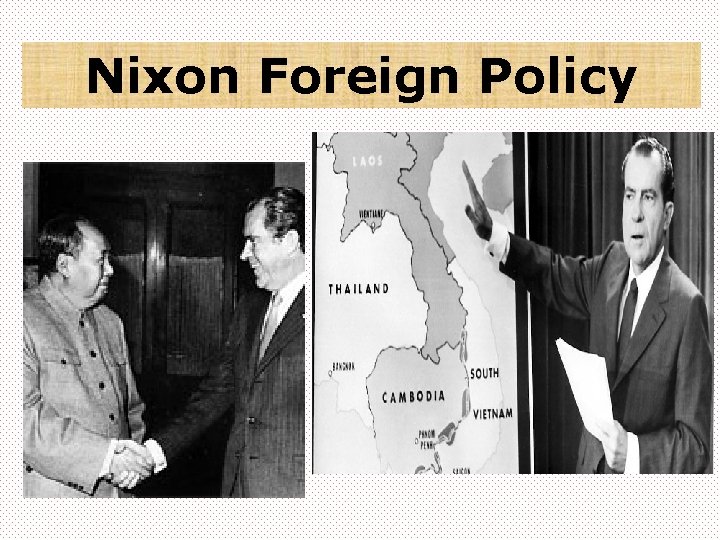 Nixon Foreign Policy President Nixon redefined U S