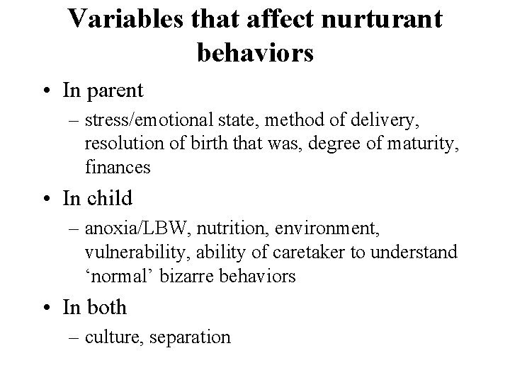 Nurturing Children in Early Childhood Family as unit