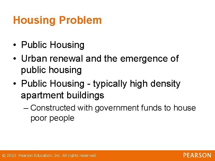 Chapter 14 Urban Life 2013 Pearson Education Inc