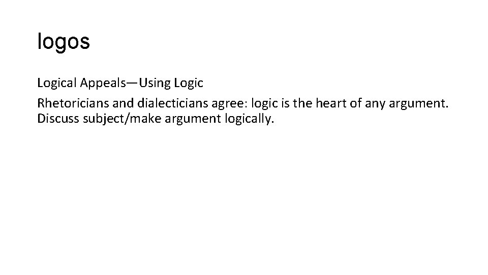 Argumentation Strategies to Use Argumentation 1 the act