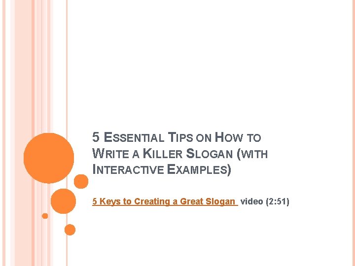 5 ESSENTIAL TIPS ON HOW TO WRITE A