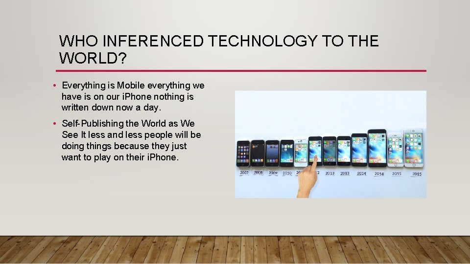 TECHNOLOGY 3 QUESTIONS ABOUT TECHNOLOGY ARE How does