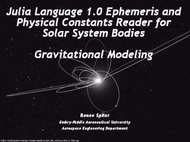 Julia Language 1 0 Ephemeris and Physical Constants