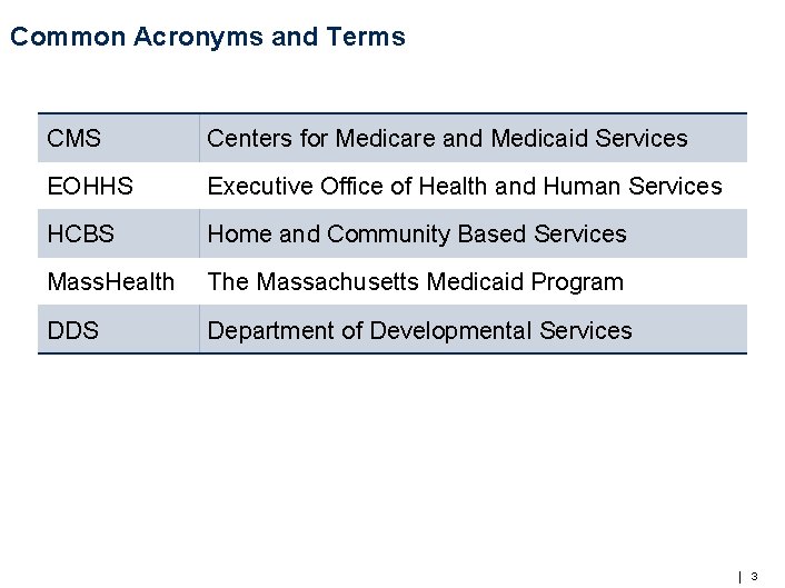 EOHHS Listening Session Home and Community Based Services