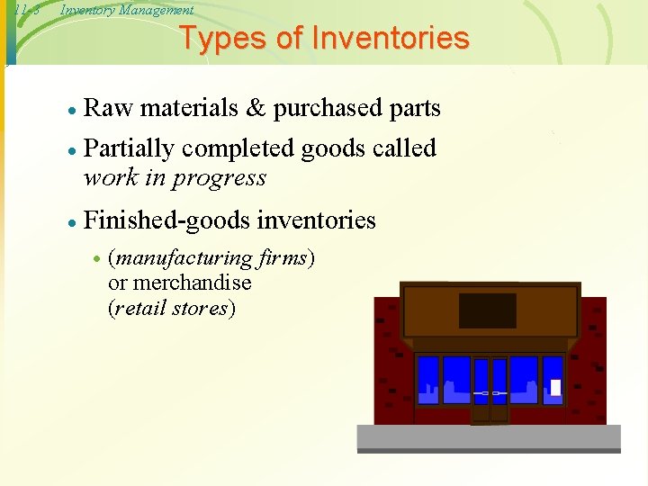 11 1 Inventory Management INVENTORY MANAGEMENT All materials