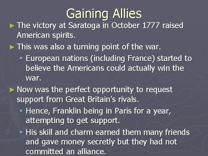 The War Continues Chapter 6 Lesson 2 The