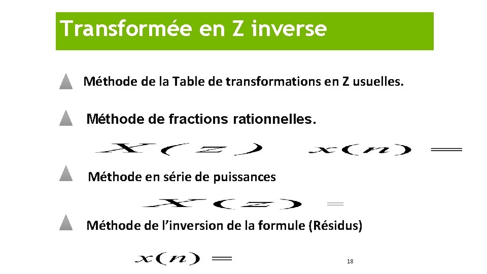 Cours de Traitement Numrique du Signal Chapitre 1