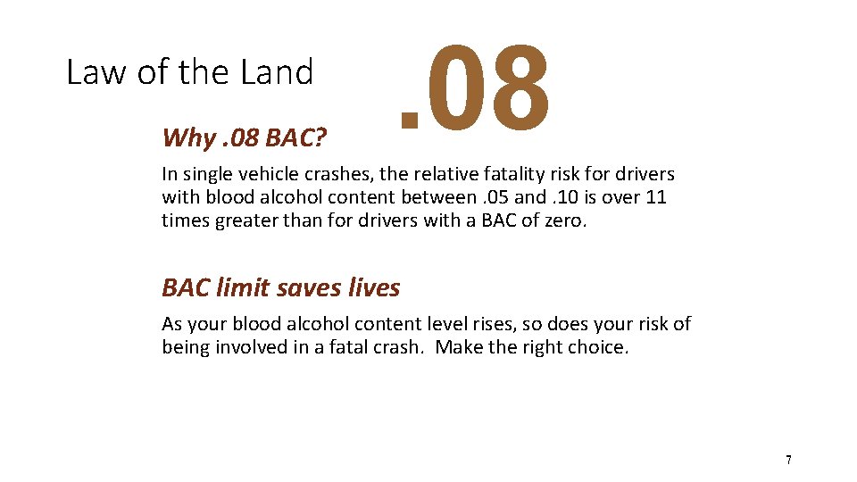 Standard drink sizes WHAT IS BAC Blood Alcohol