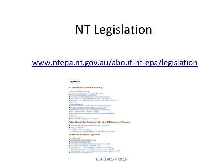 BSBSUS 401 Implement and monitor environmentally Sustainable Work