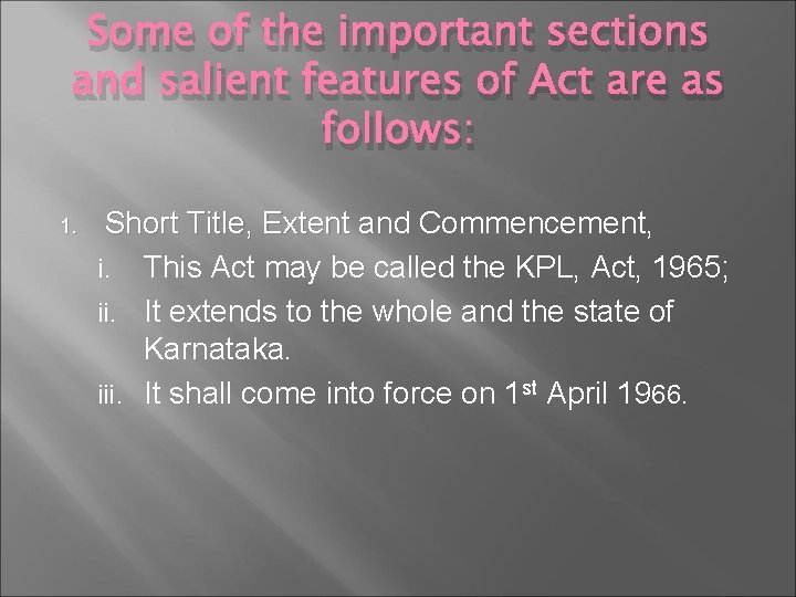 KARNATAKA PUBLIC LIBRARY ACT 1965 Introduction The wise