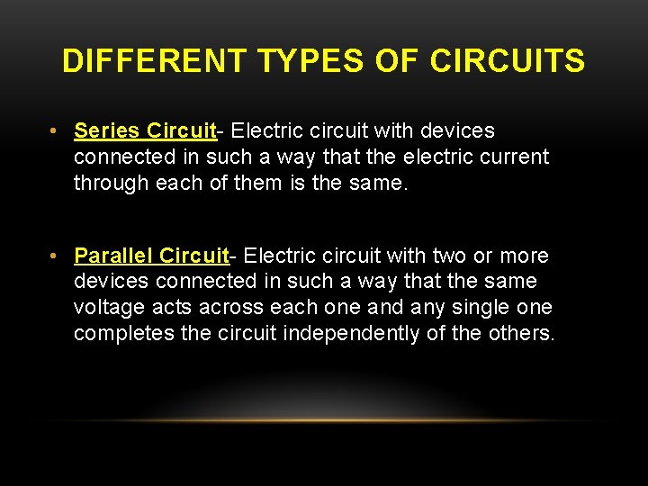 CIRCUITS By Justin Elnicky Stephanie Martella Brian Nielson