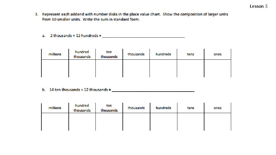 Module 1 Lesson 3 Place Value Rounding and