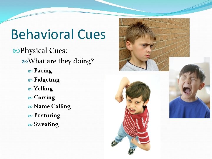 Verbal Deescalation Techniques Grace Park Elementary School Emotional