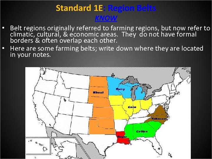 Unit 1 Five Themes of Geography Regions Standard