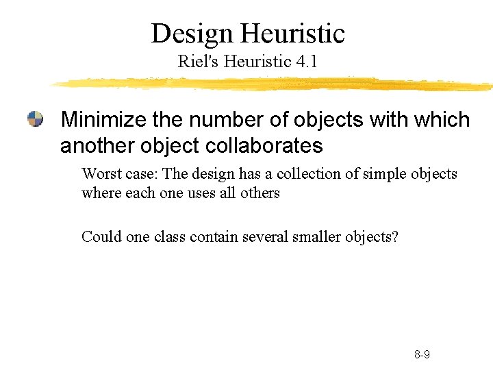Relationships amongst Objects By Rick Mercer with help