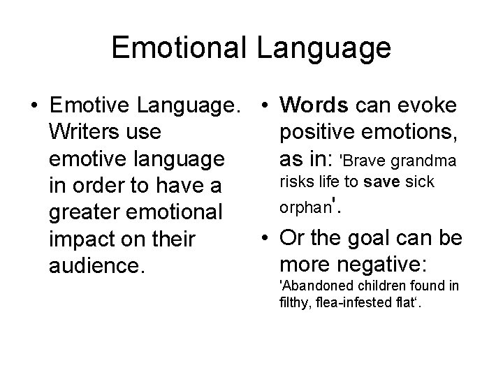 Rhetorical Devices Used by Speakers and Writers Rhetorical