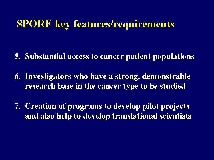 The SARC Sarcoma SPORE A Unique Collaborative Adventure