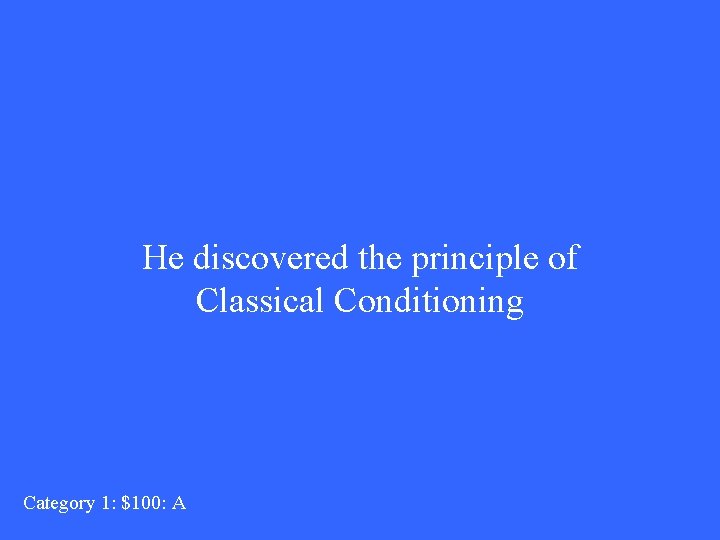 Classical Operant Conditioning Social Learning Memory Information Recall