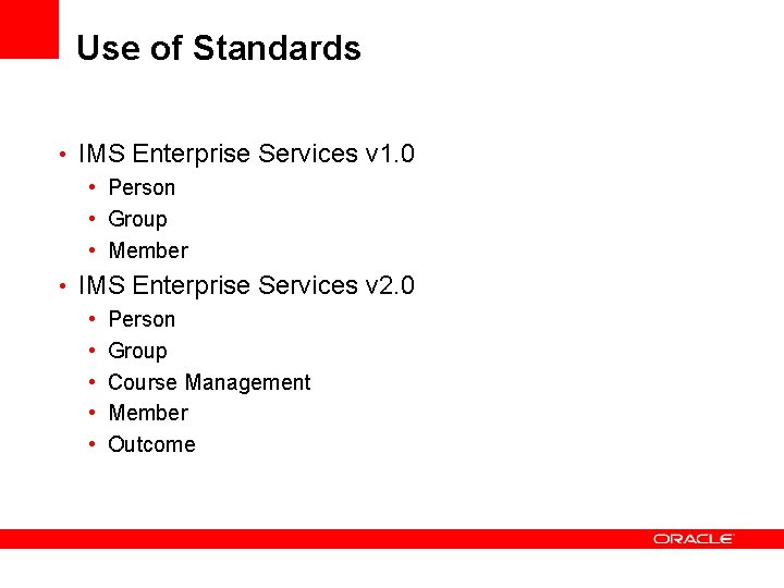 Insert Picture Here Oracle SIS and Sakai Integration