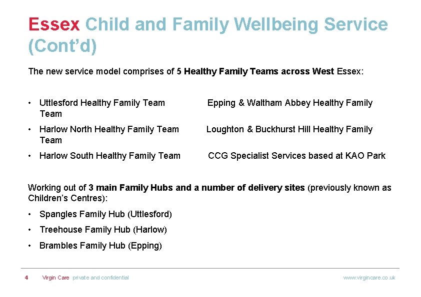 Essex Child and Family Wellbeing Service Presentation West