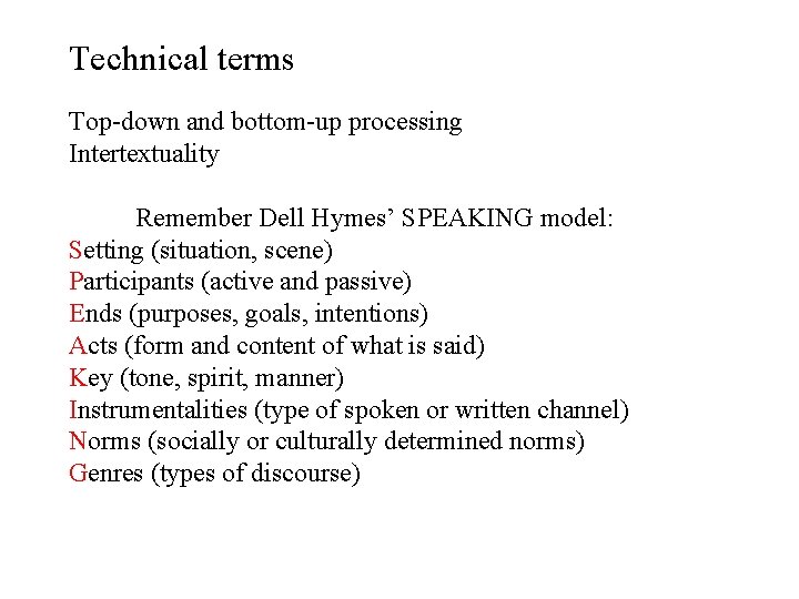 6 CONTEXT Practically every communicative experience we have