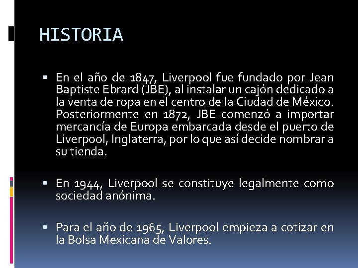 LIVERPOOL HISTORIA En el ao de 1847 Liverpool