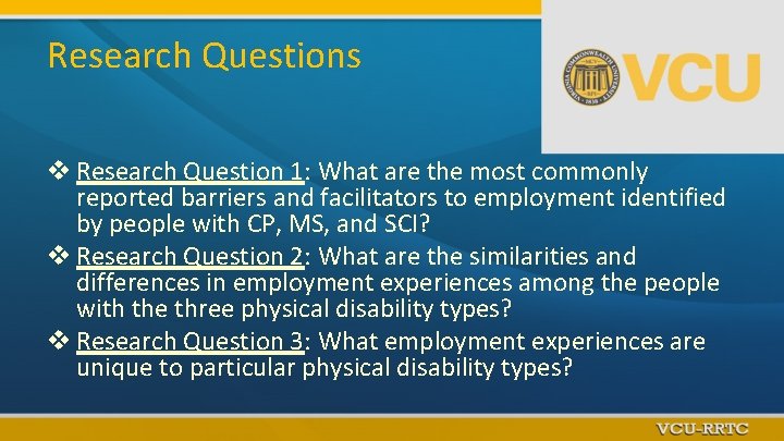 Welcome What People with Physical Disabilities Want and