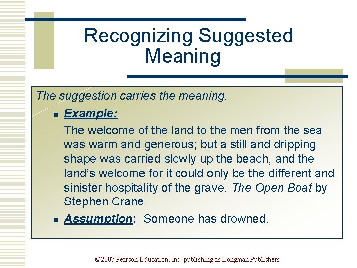 Chapter 10 Inference Breaking Through College Reading 8e