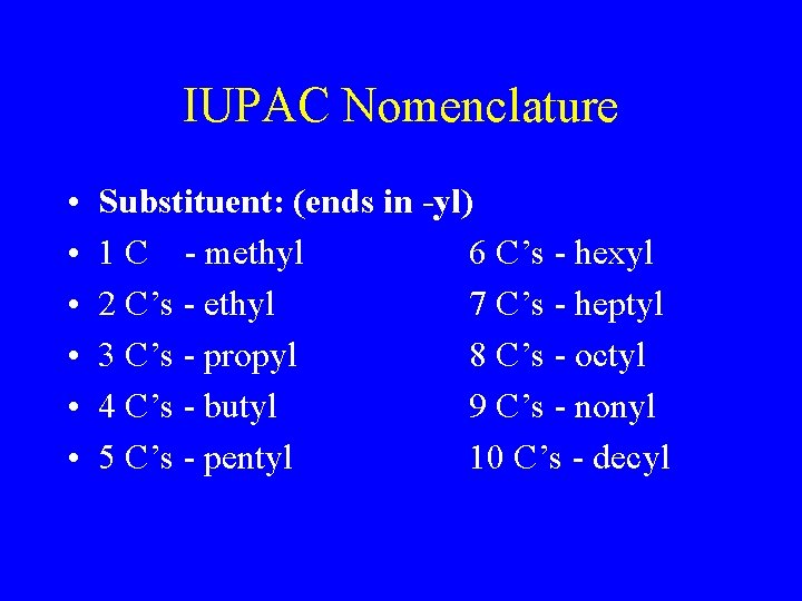Chapter 11 ALKANES Alkanes Are hydrocarbons that contain
