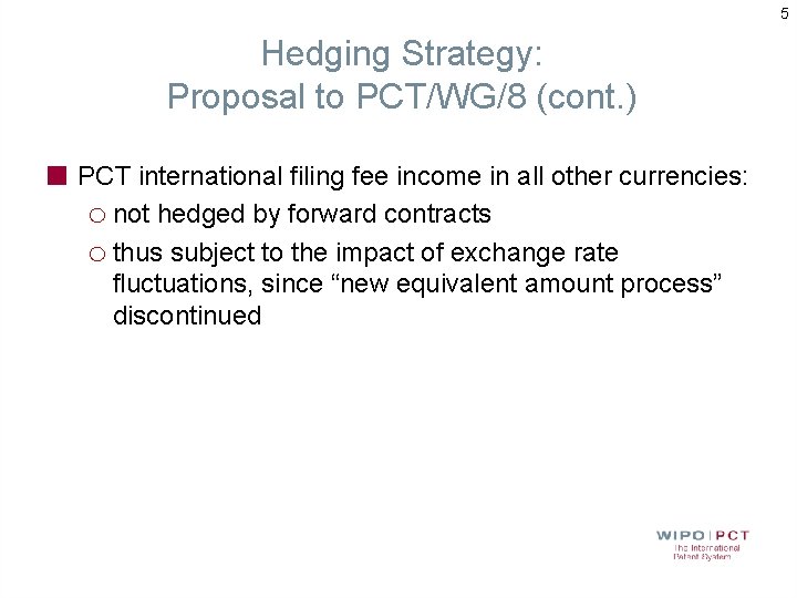 Update Further Analysis on Possible Implementation of a
