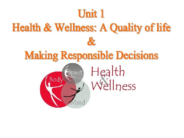 Health Wellness World Health Organization definition of Health