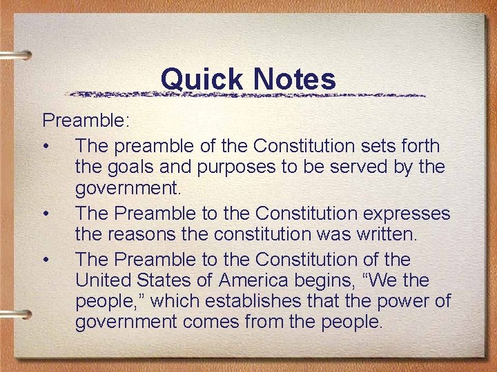 The U S Constitution Civics U S Constitution
