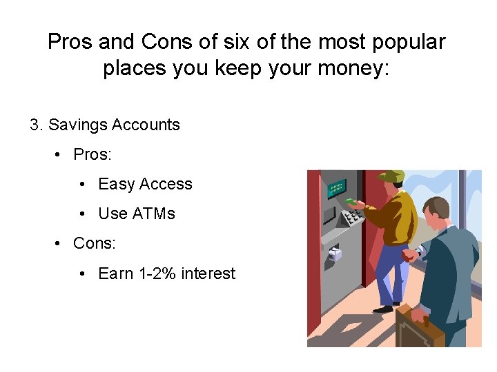 The very basics of Money The Rule of