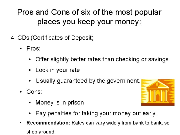 The very basics of Money The Rule of