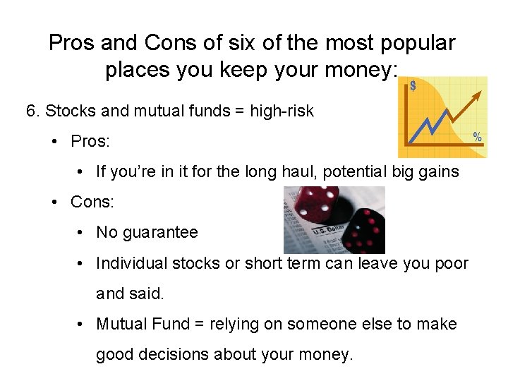 The very basics of Money The Rule of