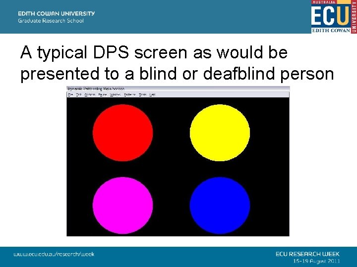 A Graphical User Interface for the Blind and
