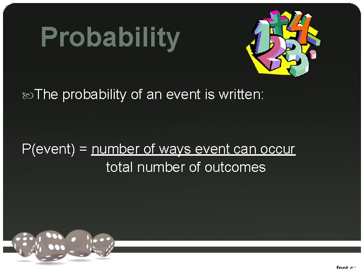 Probability is a measure of how likely an