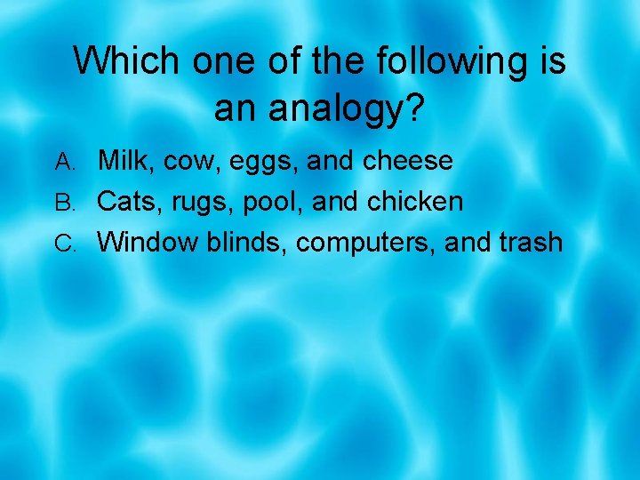Parts of Speech and Analogies By Peter Introduction