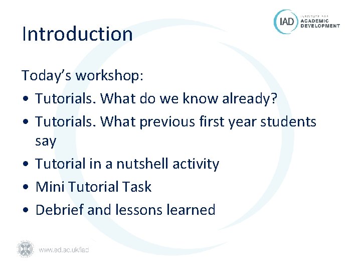 Tutorial Skills Building Abby Shovlin Academic Transitions Advisor