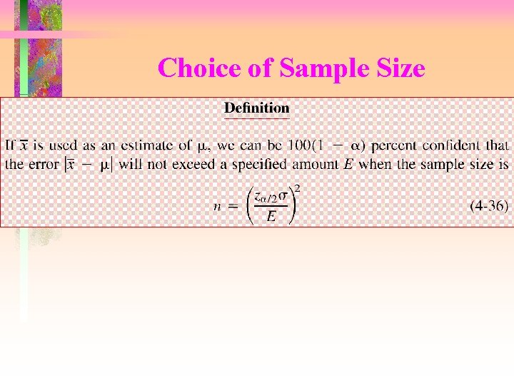 MATH 408 Probability Statistics Summer 1999 WEEK 6