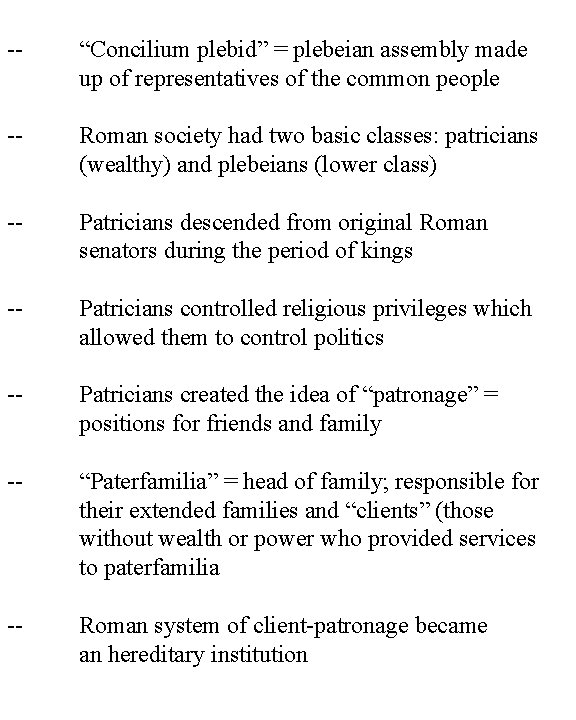 Lecture 9 The Creation of the Roman Republic