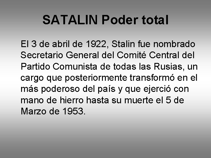 SATALIN Poder total El 3 de abril de