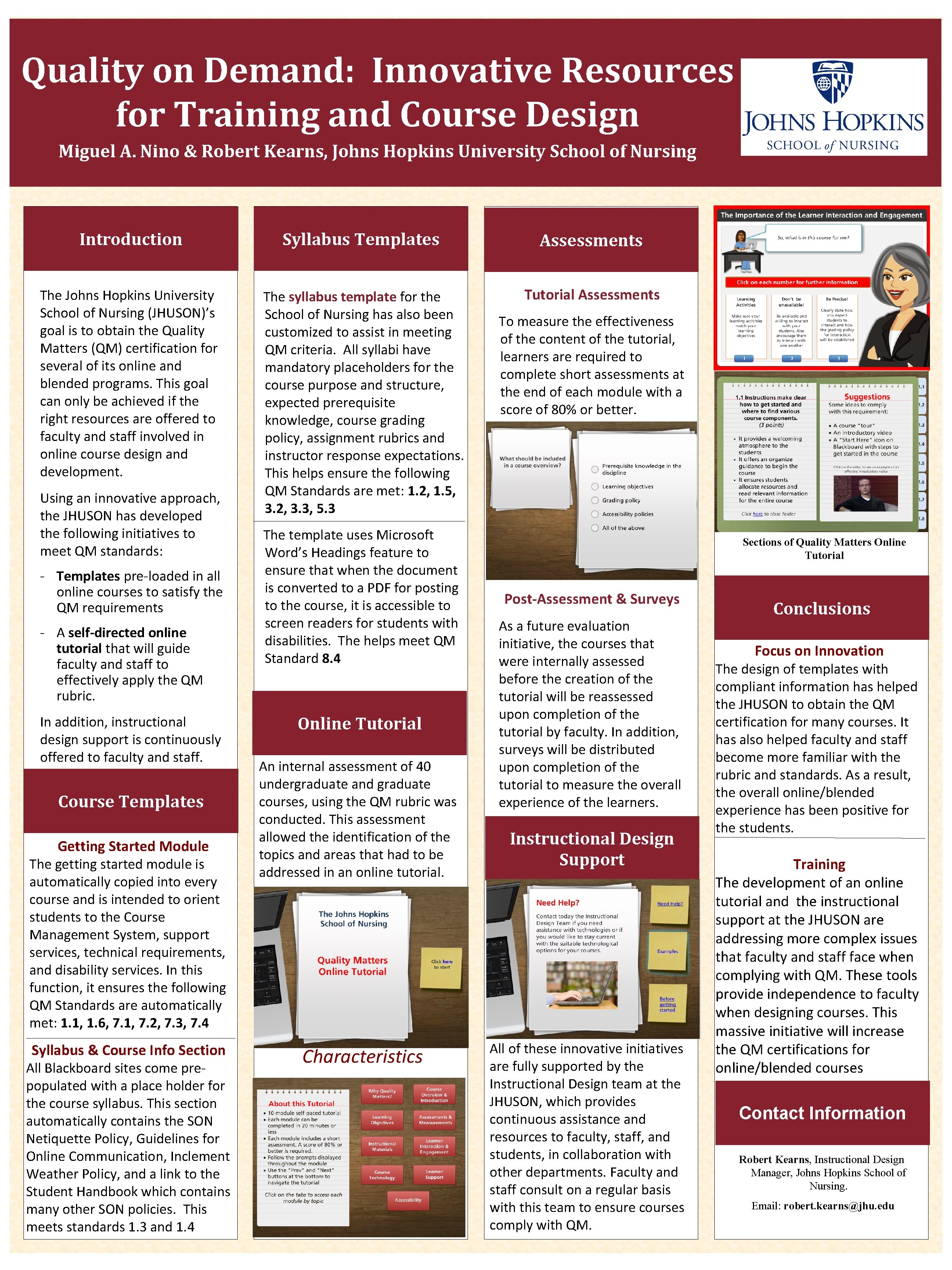 Quality on Demand Innovative Resources for Training and