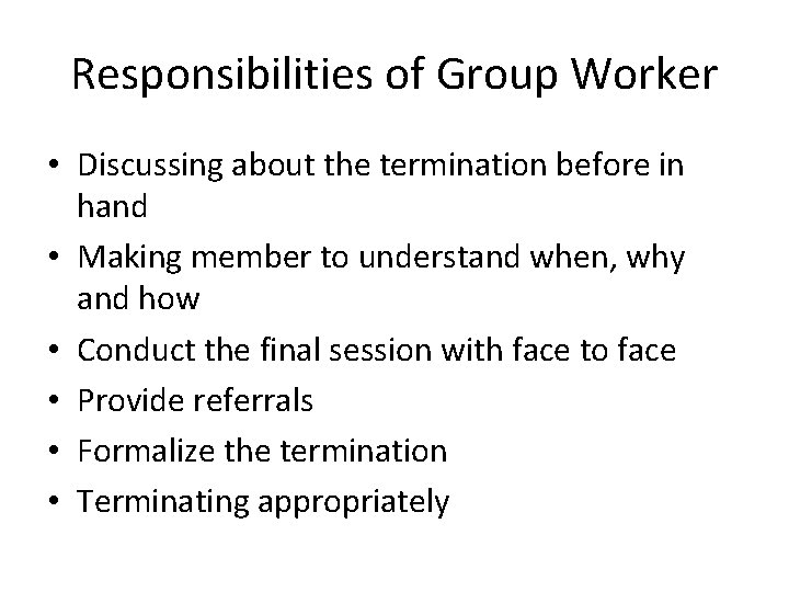 Termination Phase Mr Vijay Sansare Assistant Professor Terminating