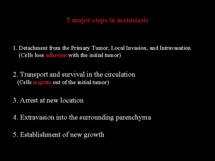 Metastasis Md Abdur Rakib Ph D Associate Professor