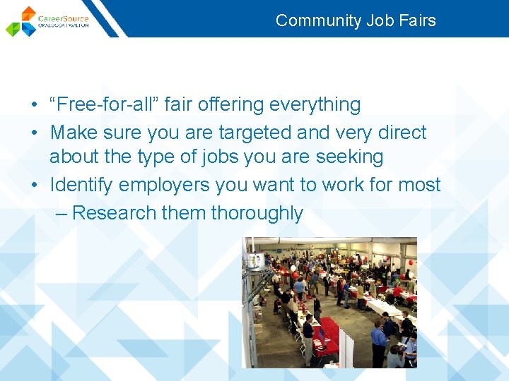 How to work a Job Fair Different Types